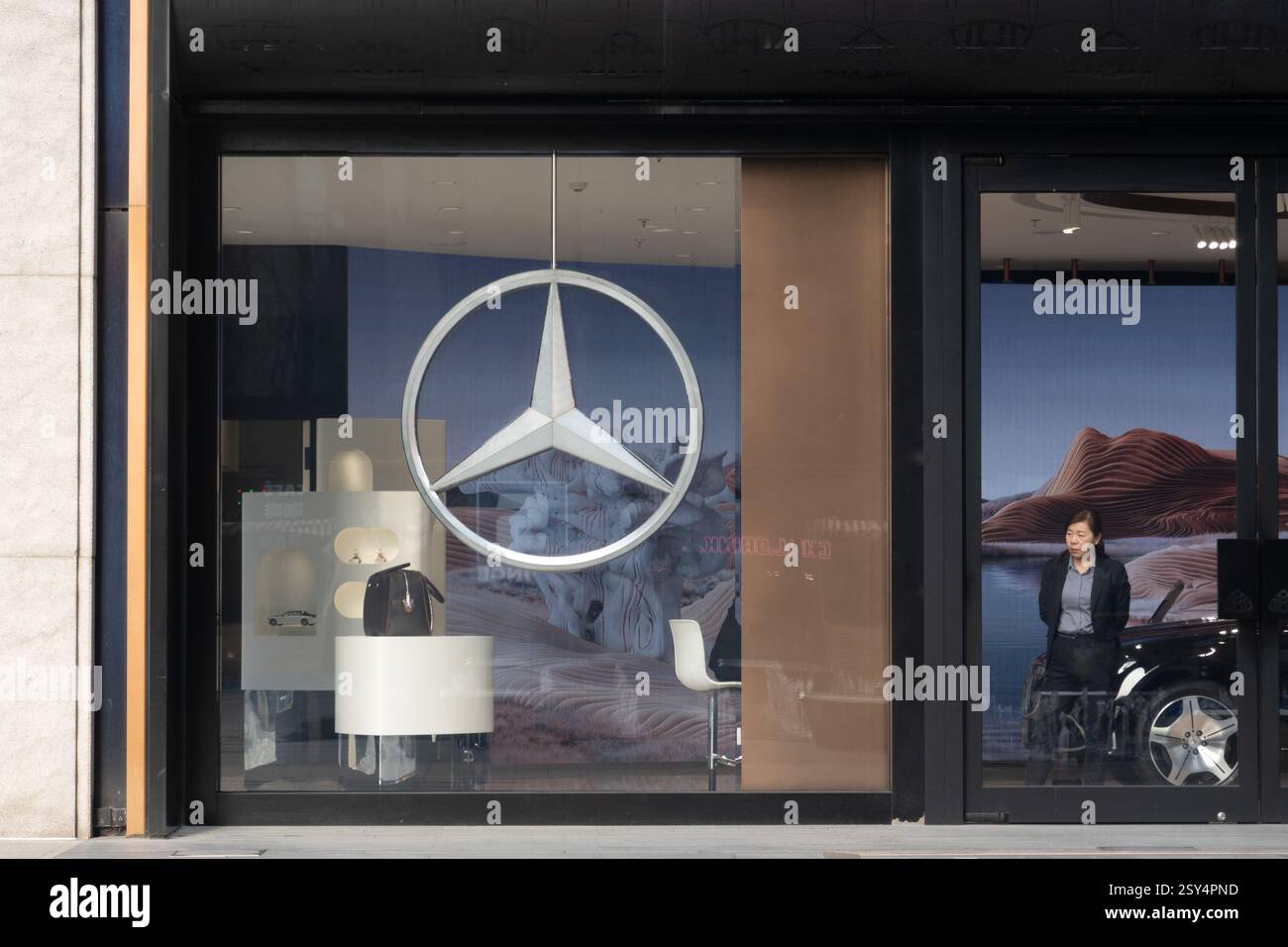 SHANGHAI, CHINA - FEBRUARY 27, 2025 - A Mercedes-Benz store is seen in ...