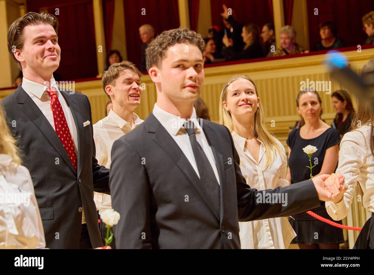 Vienna, Austria. 26th Feb, 2025. Rehearsal for the opening of the Opera ...