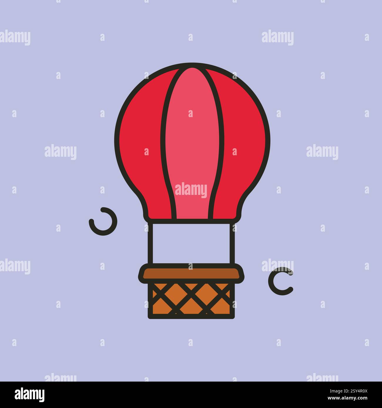 Minimalist outline hot air hi-res stock photography and images - Alamy