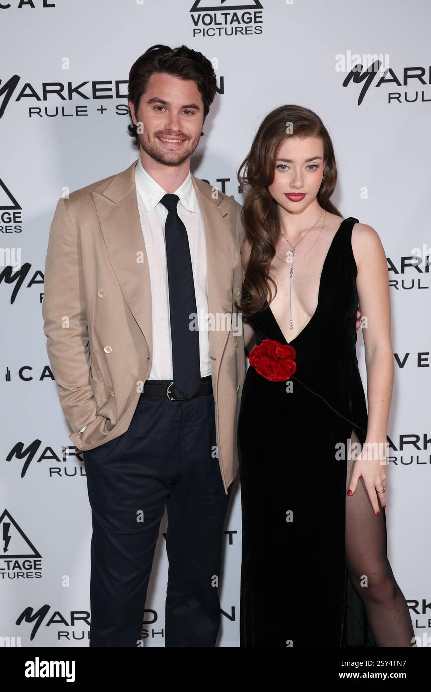 Los Angeles, USA. 26th Feb, 2025. Chase Stokes, Sydney Taylor at the ...