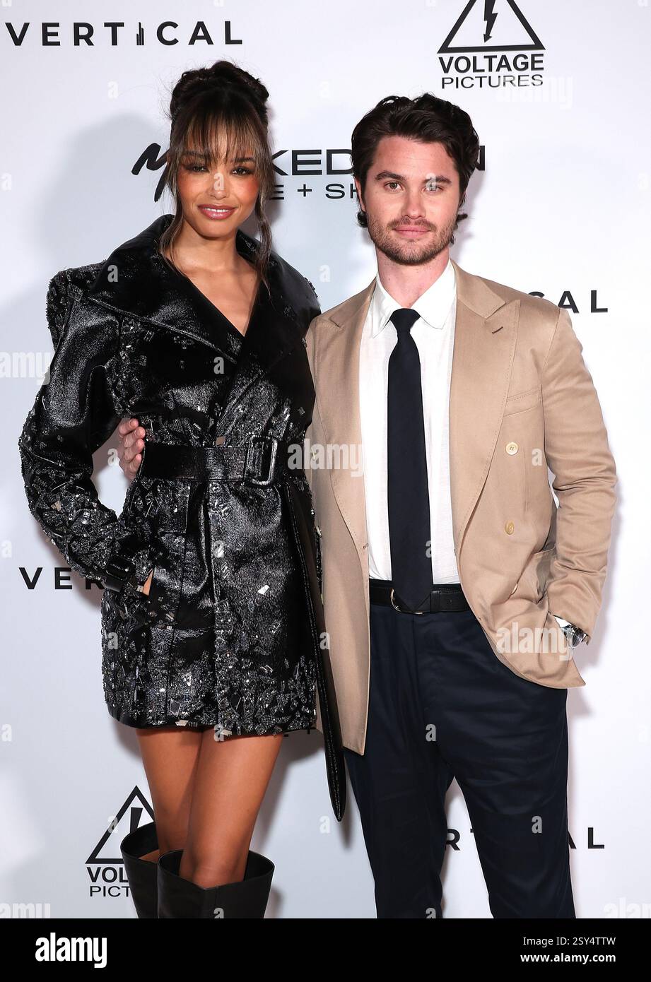 Los Angeles, USA. 26th Feb, 2025. Ella Balinska, Chase Stokes at the ...