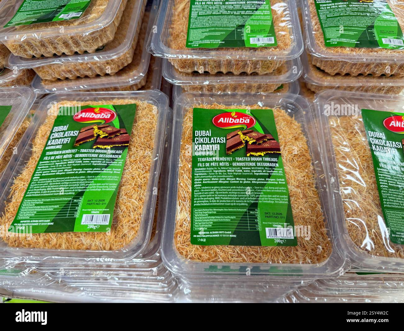 27.02.2025, Trend Dubai Schokolade, Miteinhergehend wird hier im ...