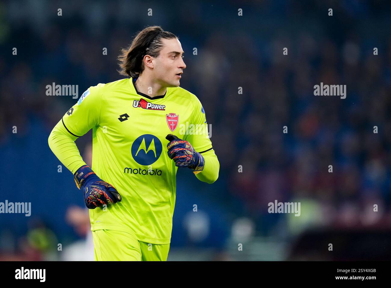Stefano Turati of AC Monza looks on during the Serie A match between AS ...