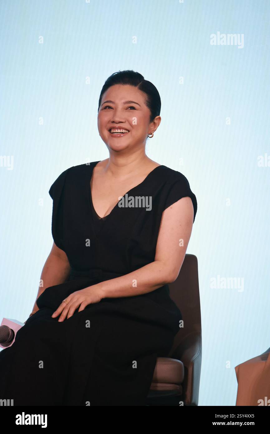 Chinese film and television actress Yan Bingyan attends an activity in ...