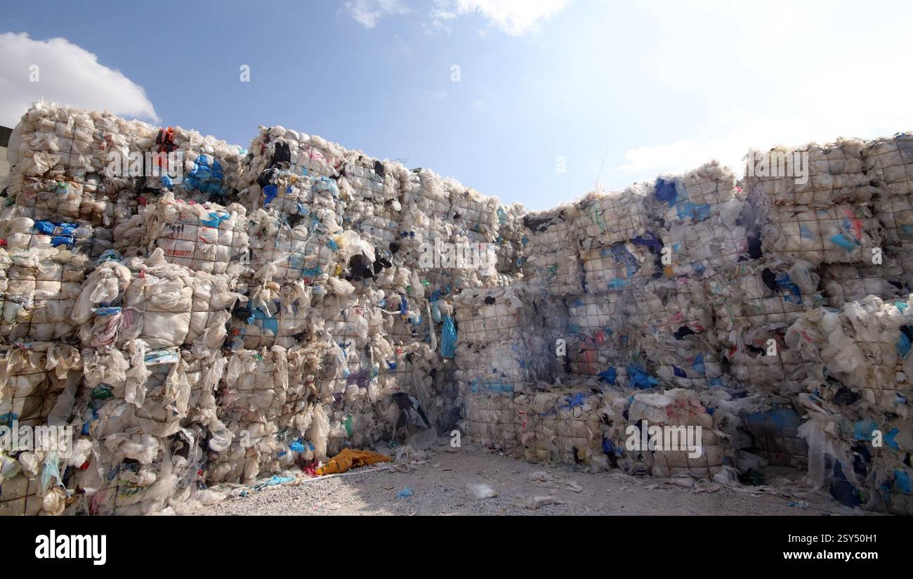 Pile of plastic garbage. Pollution concept Stock Photo - Alamy