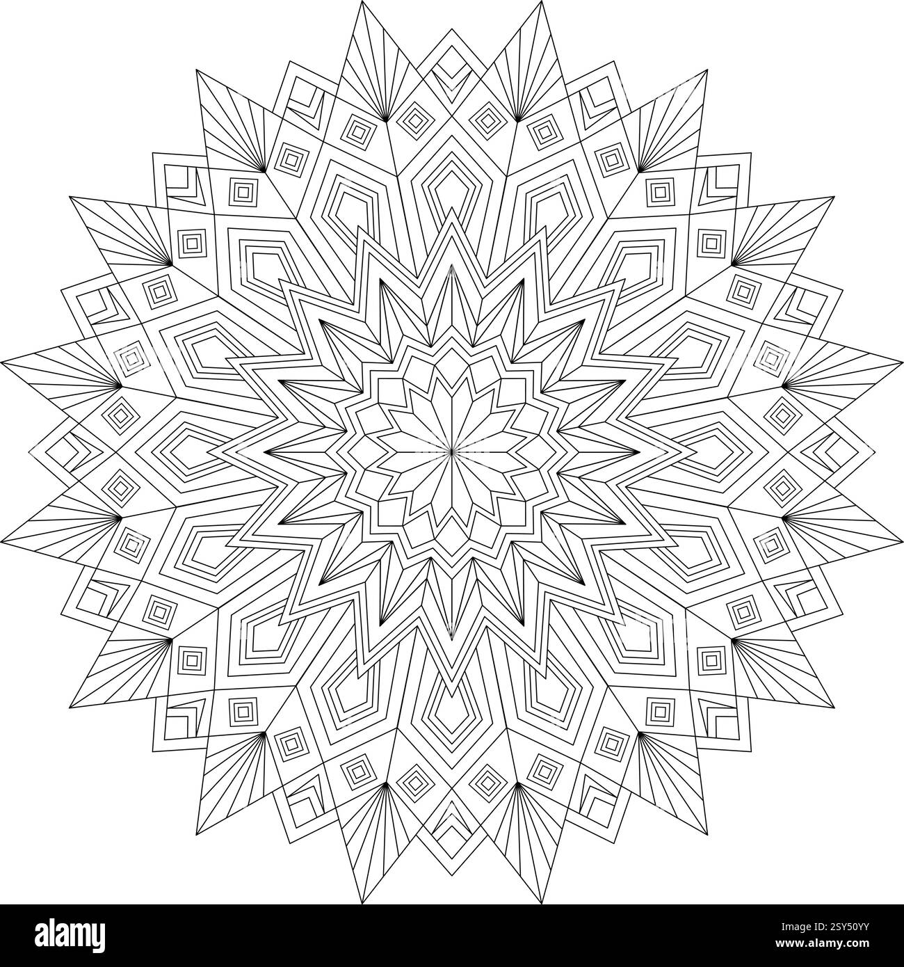 Sacred Mandala | Spiritual and Geometric Art Stock Vector Image & Art ...