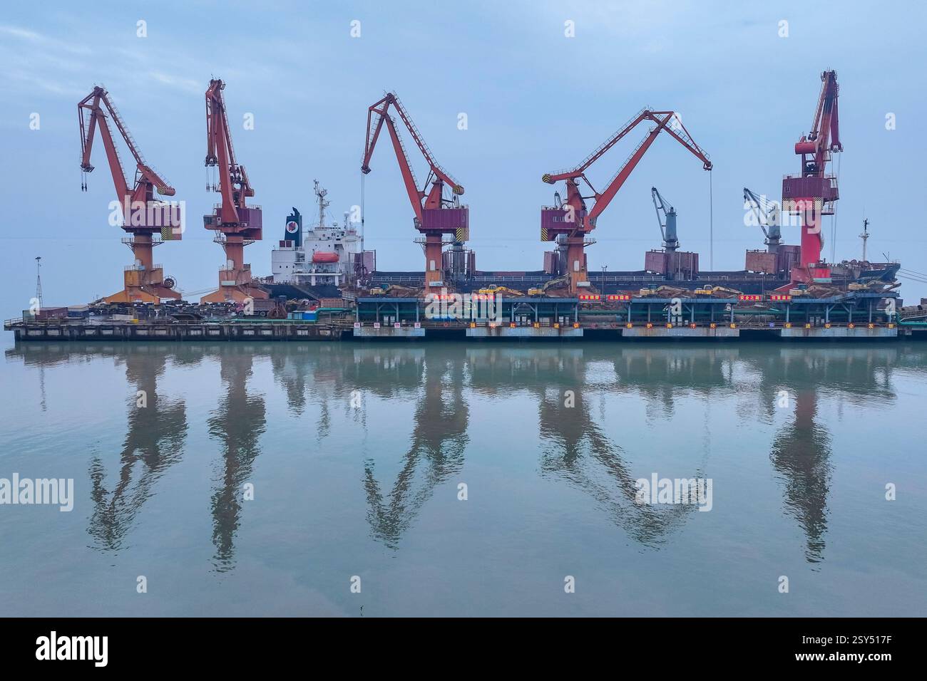 FUAN, CHINA - FEBRUARY 27, 2025 - A ship carrying 20,000 tons of nickel ...