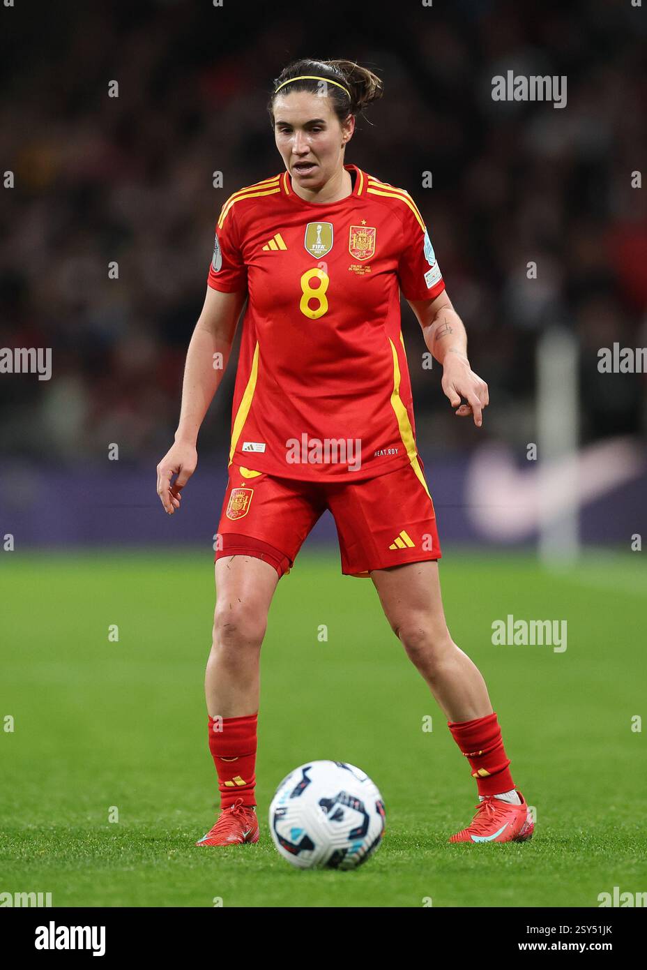 London, UK. 26th Feb, 2025. Mariona Caldentey of Spain during the ...