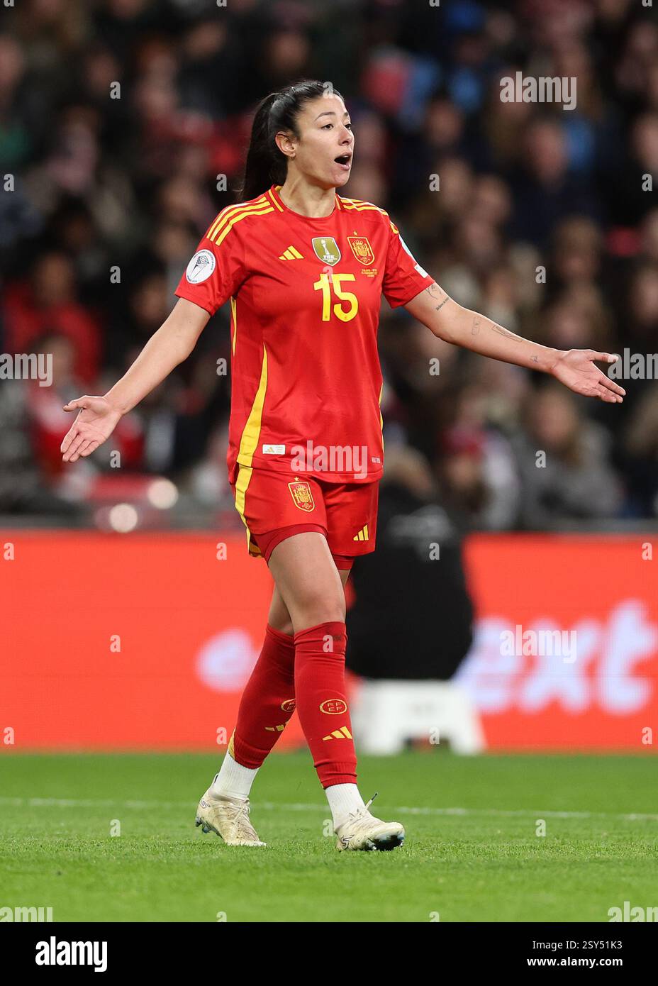 London, UK. 26th Feb, 2025. Leila Ouahabi of Spain during the ...