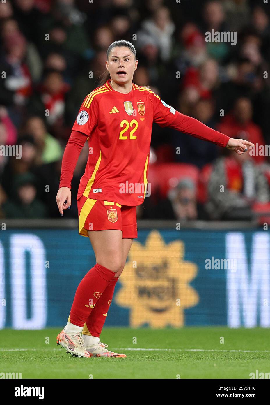 London, UK. 26th Feb, 2025. Maria Mendez of Spain during the ...