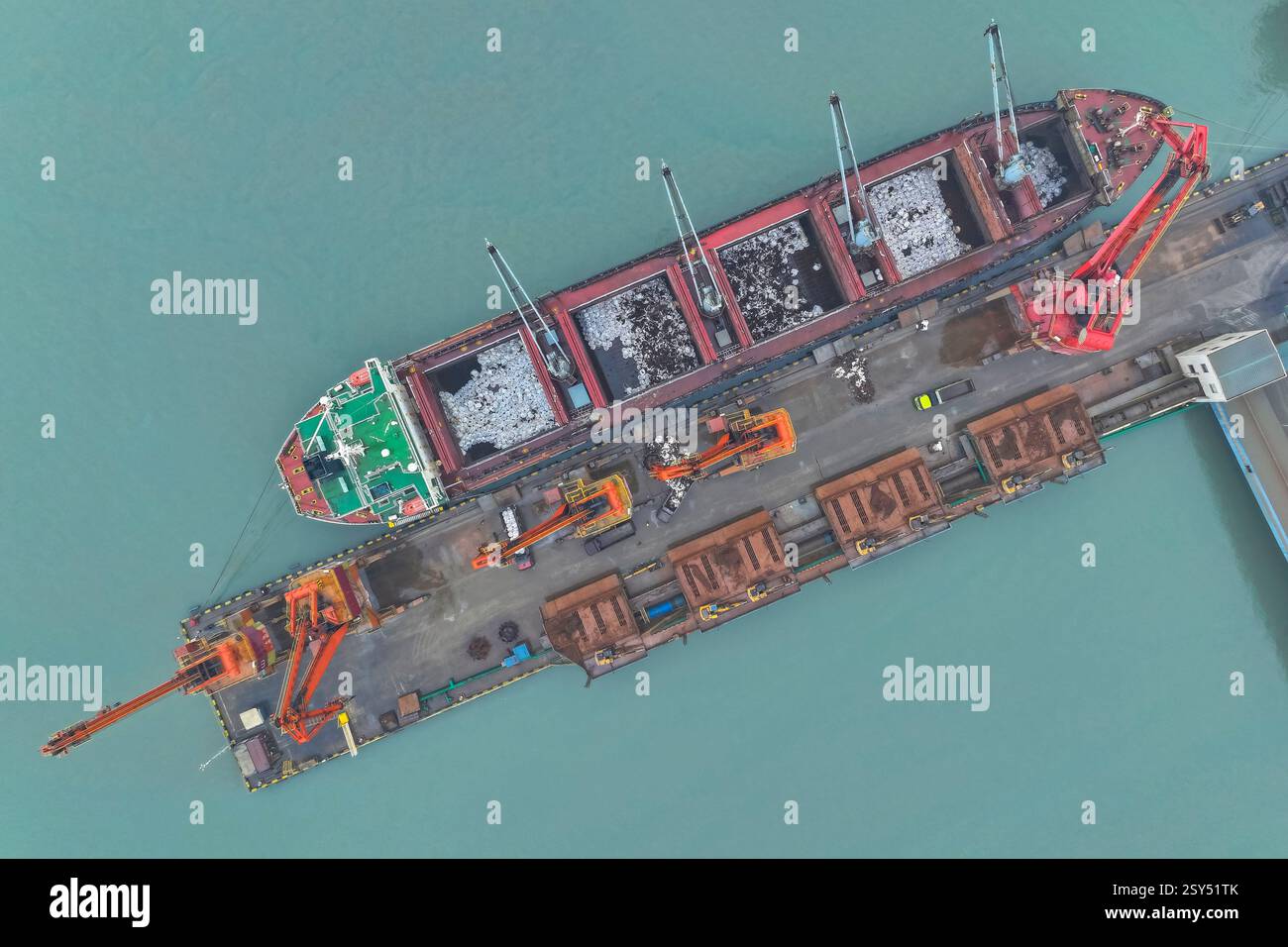 FUAN, CHINA - FEBRUARY 27, 2025 - A ship carrying 20,000 tons of nickel ...