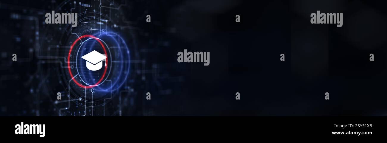 E-Learning Concept: Enhancing Education Through Digital Learning Platforms Stock Photo - Alamy