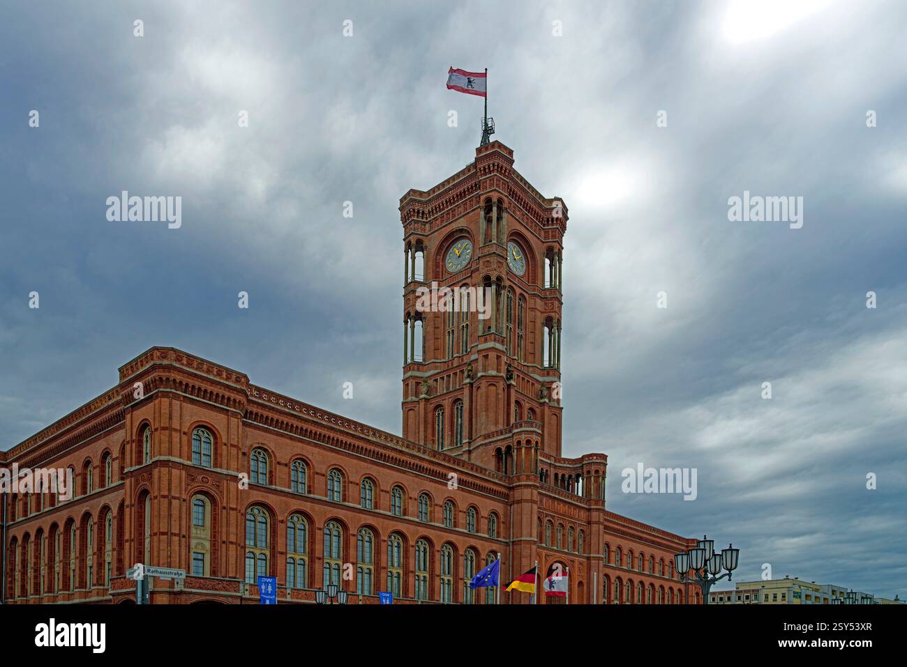 Alt-Berlin, Nikolaiviertel, Rotes Rathaus, Berlin Deutschland, Old ...