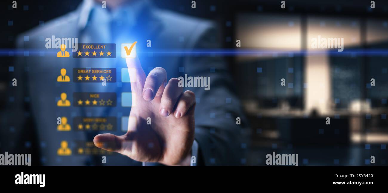 Customer Feedback and Rating System Illustrated on Virtual Interface ...