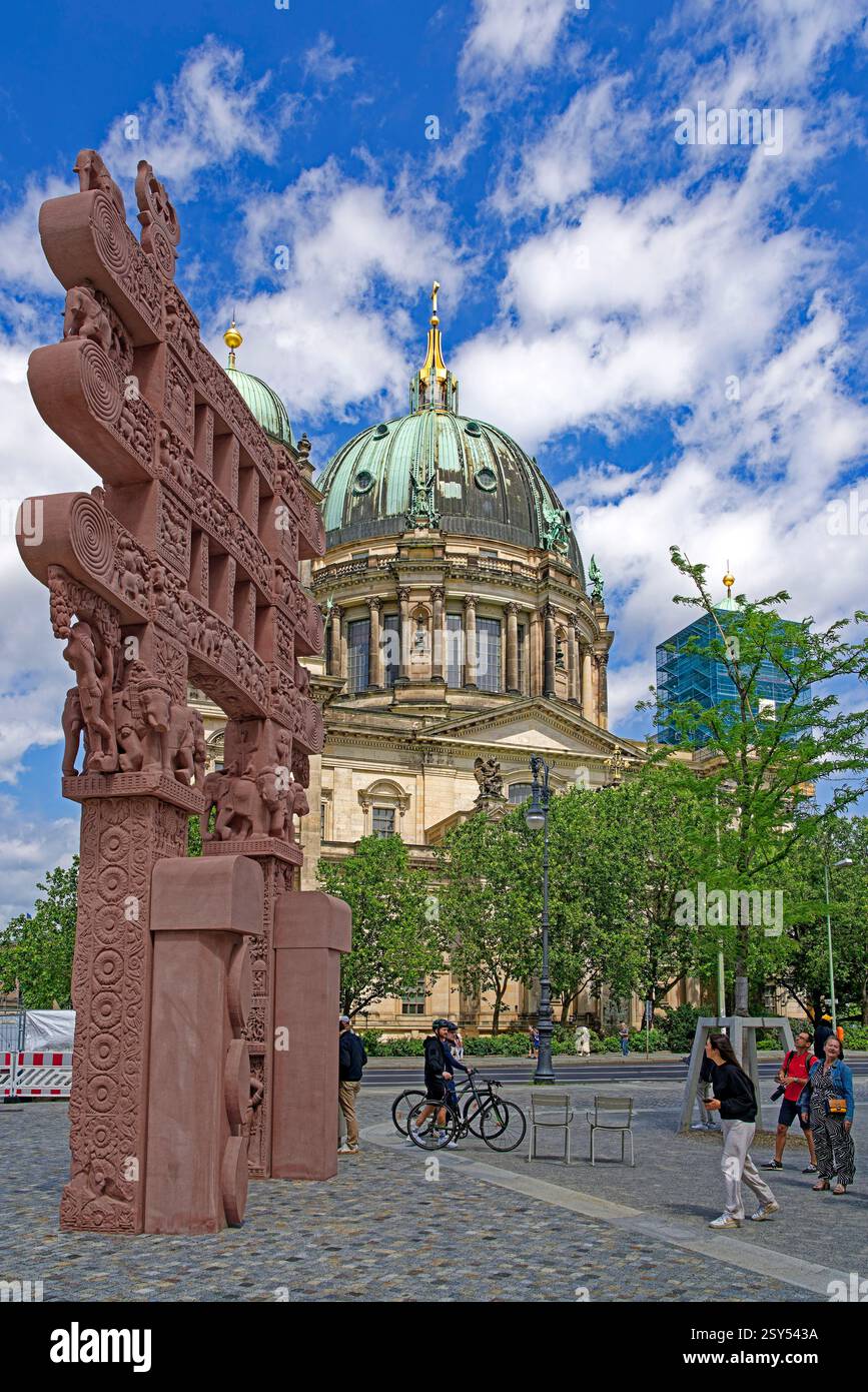 Alt-Berlin, Mitte, Sanchi Tor, Rekonstruktion, Berliner Dom, Berlin ...
