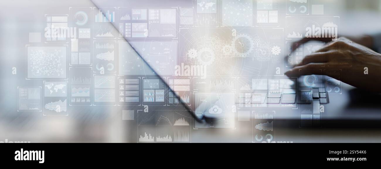 Data Analytics and Business Intelligence Dashboard Concept Stock Photo ...