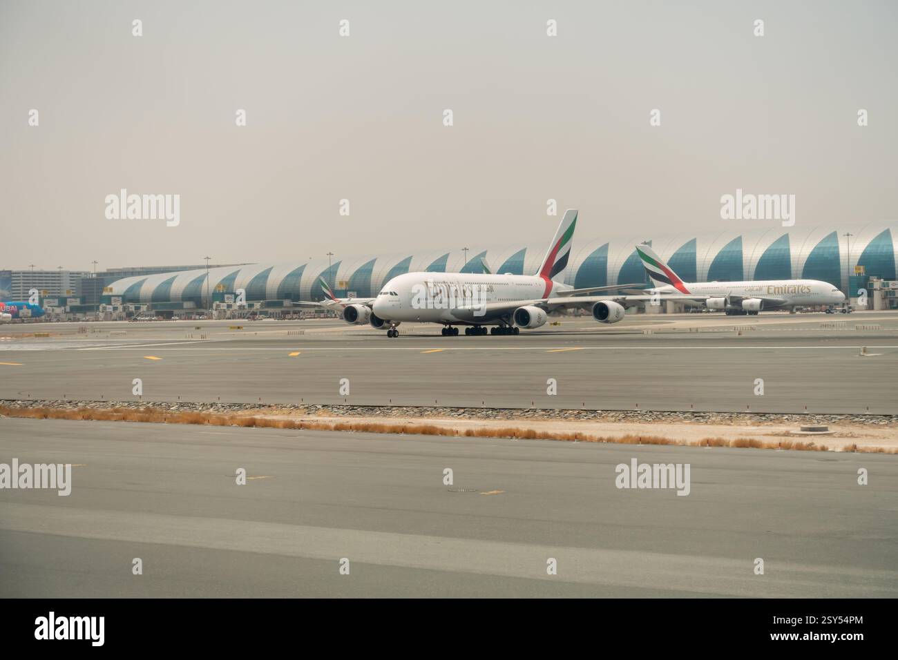 Dubai, United Arab Emirates - 16th July, 2024: An Emirates airlines ...