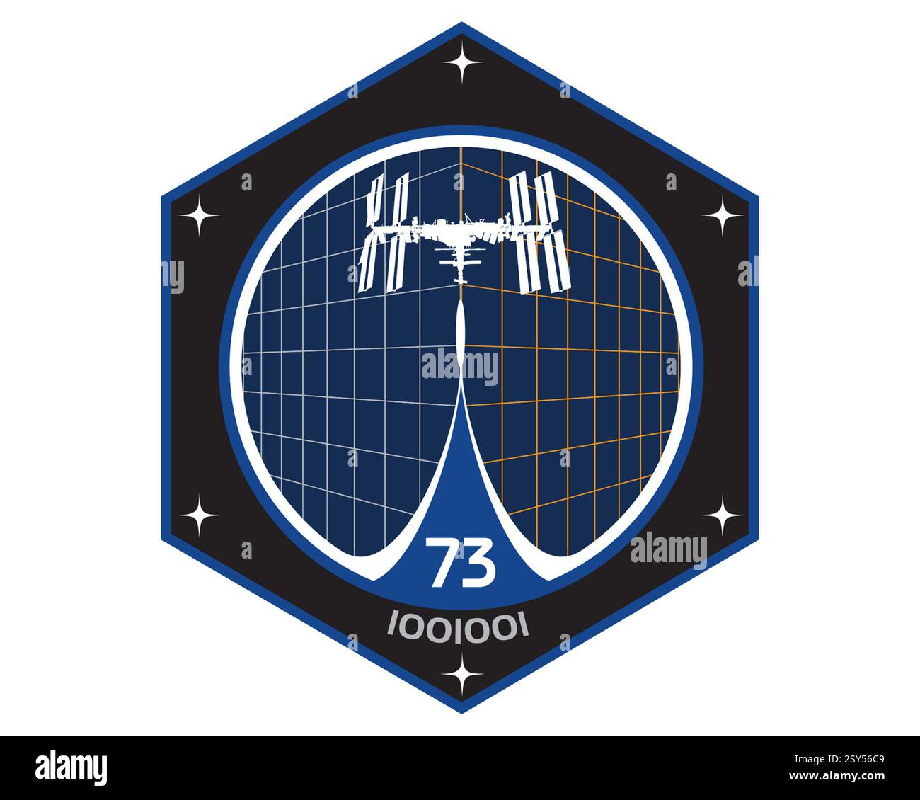 Expedition 73 Patch. Image by Nasa Stock Photo - Alamy