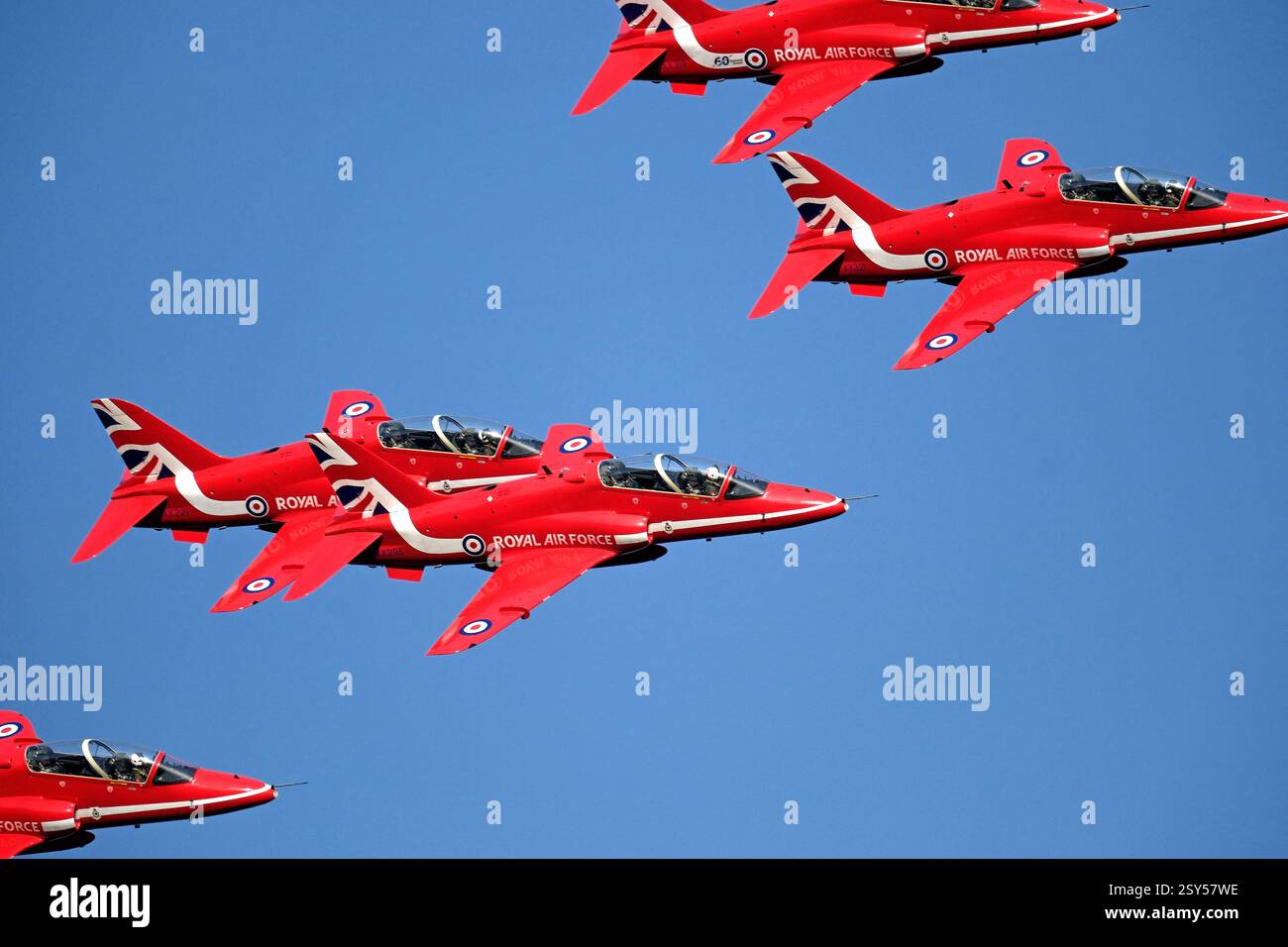 Lossiemouth, UK. 27th Feb, 2025. Red Arrows Training at RAF Lossiemouth ...