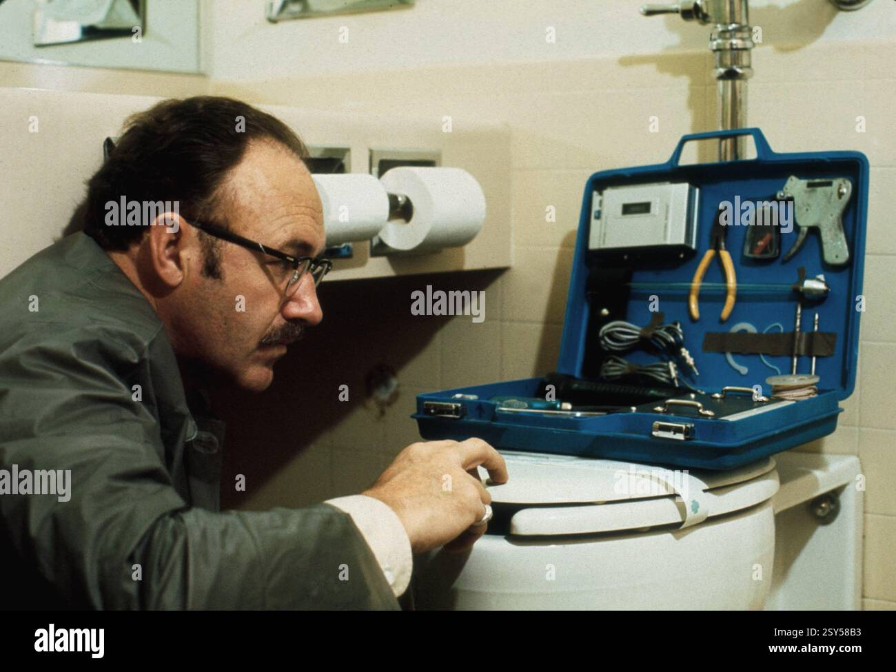 The Conversation (1974)Gene Hackman as Harry Caul *Filmstill ...