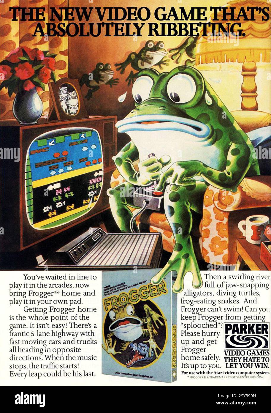 Frog playing console hi-res stock photography and images - Alamy