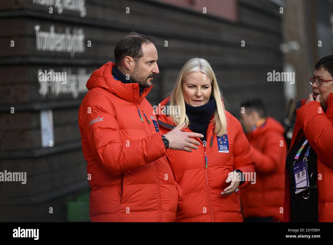 Trondheim, Norway. 27th Feb, 2025. Crown Prince Haakon and Crown ...