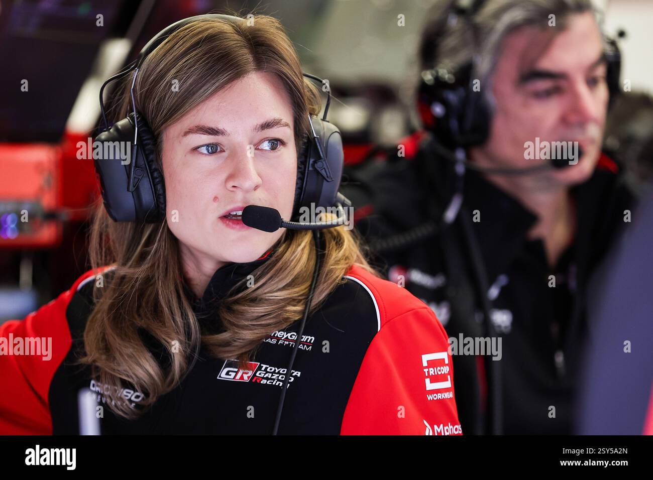 MUELLER Laura, Race engineer of Haas F1 Team during the Formula 1 ...