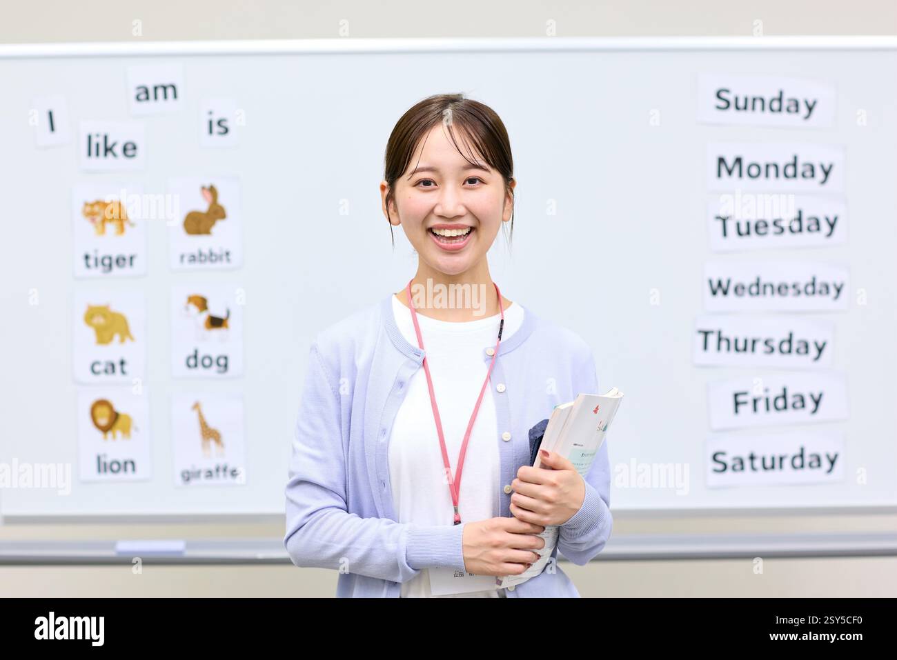 Woman teacher standing whiteboard picture hi-res stock photography and ...