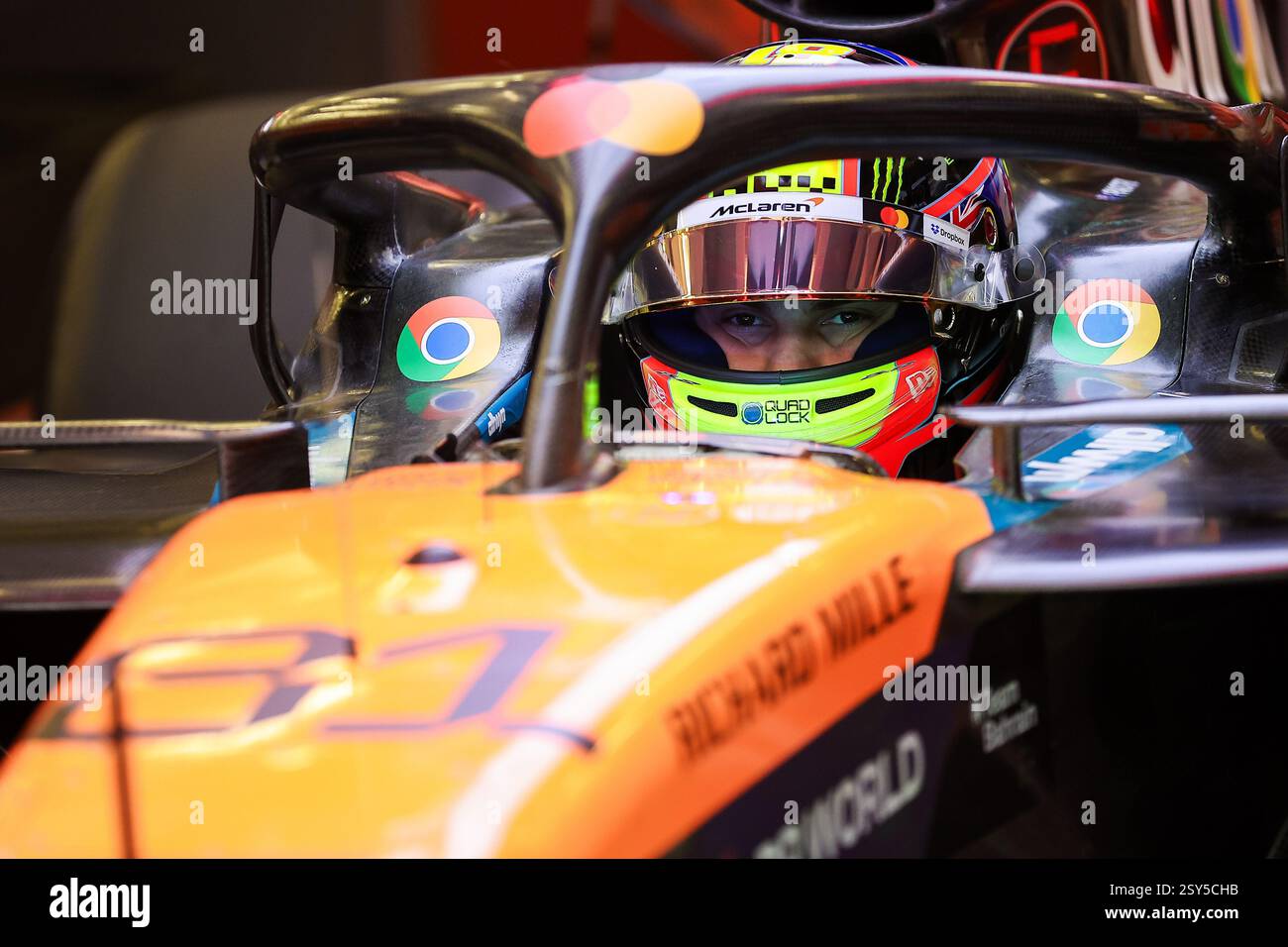 PIASTRI Oscar (aus), McLaren F1 Team MCL39, portrait during the Formula ...