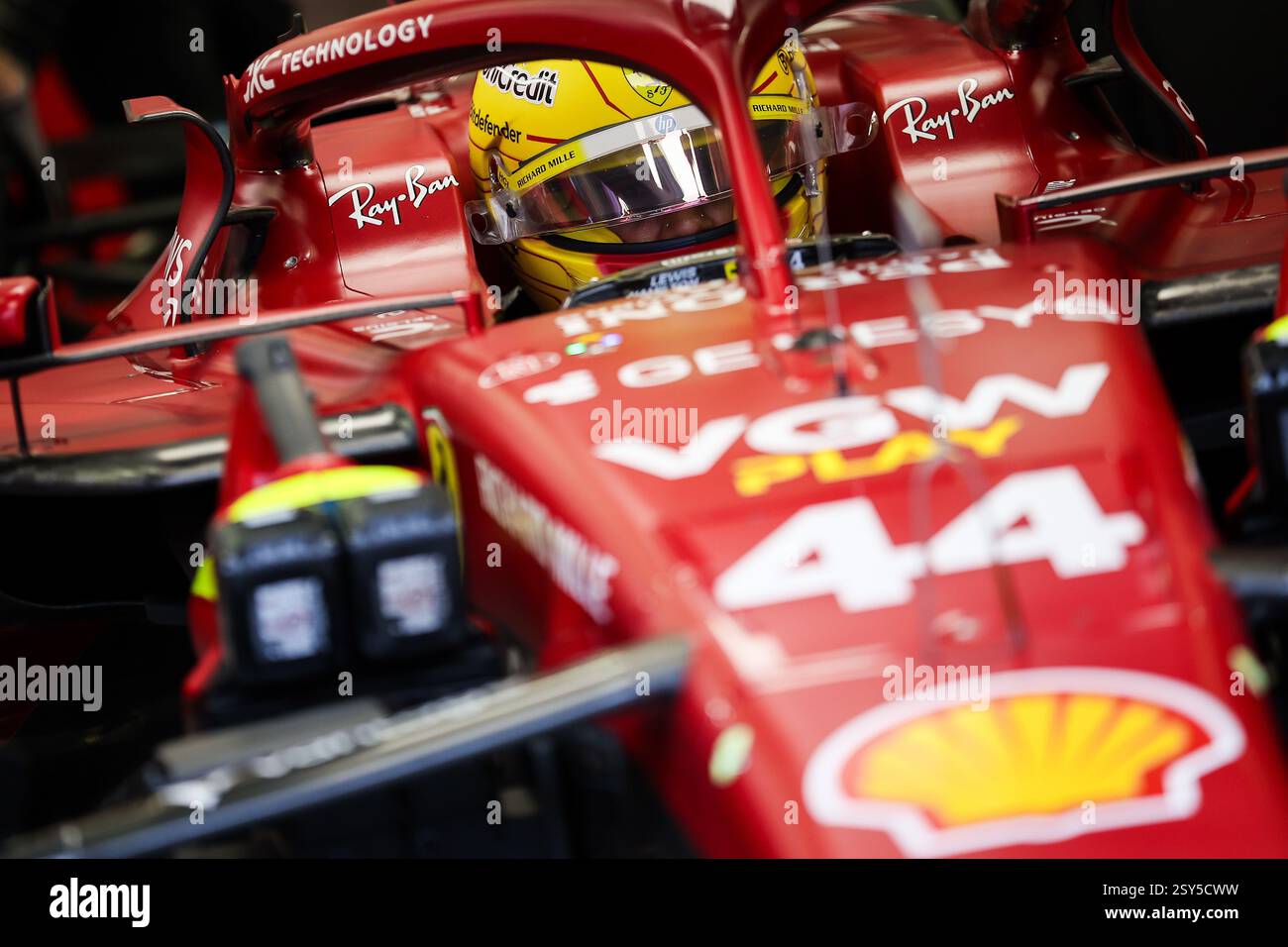 HAMILTON Lewis (gbr), Scuderia Ferrari SF-25, portrait during the ...