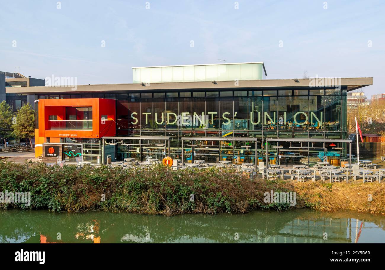 Students' Union building, Brayford campus, University of Lincoln, city ...