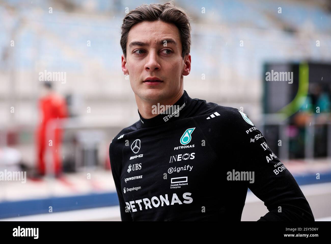 RUSSELL George (gbr), Mercedes AMG F1 Team W16, portrait during the ...