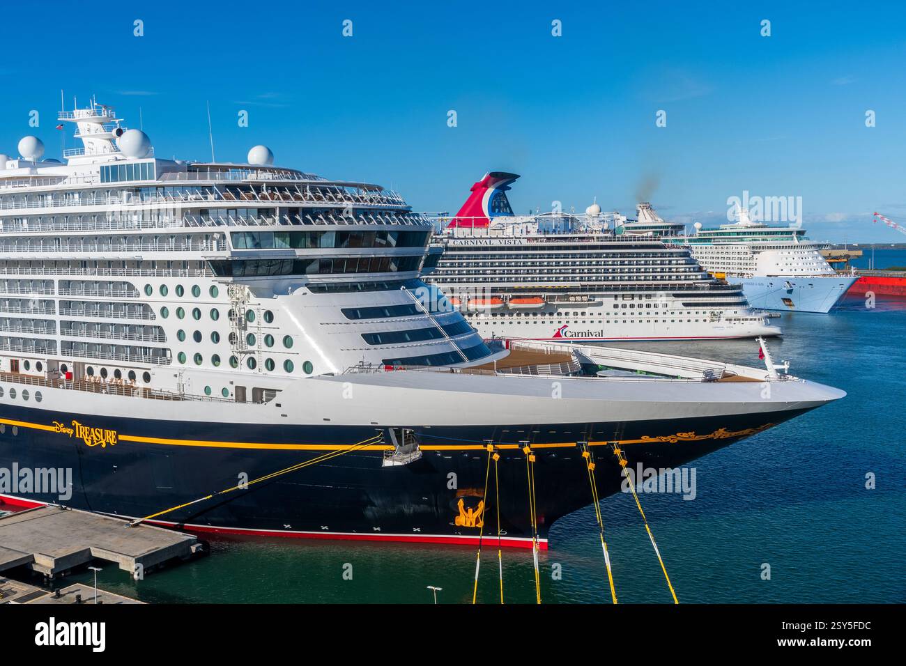 Port Canaveral Cruise Terminal Orlando Florida. Disney Cruise ship The ...