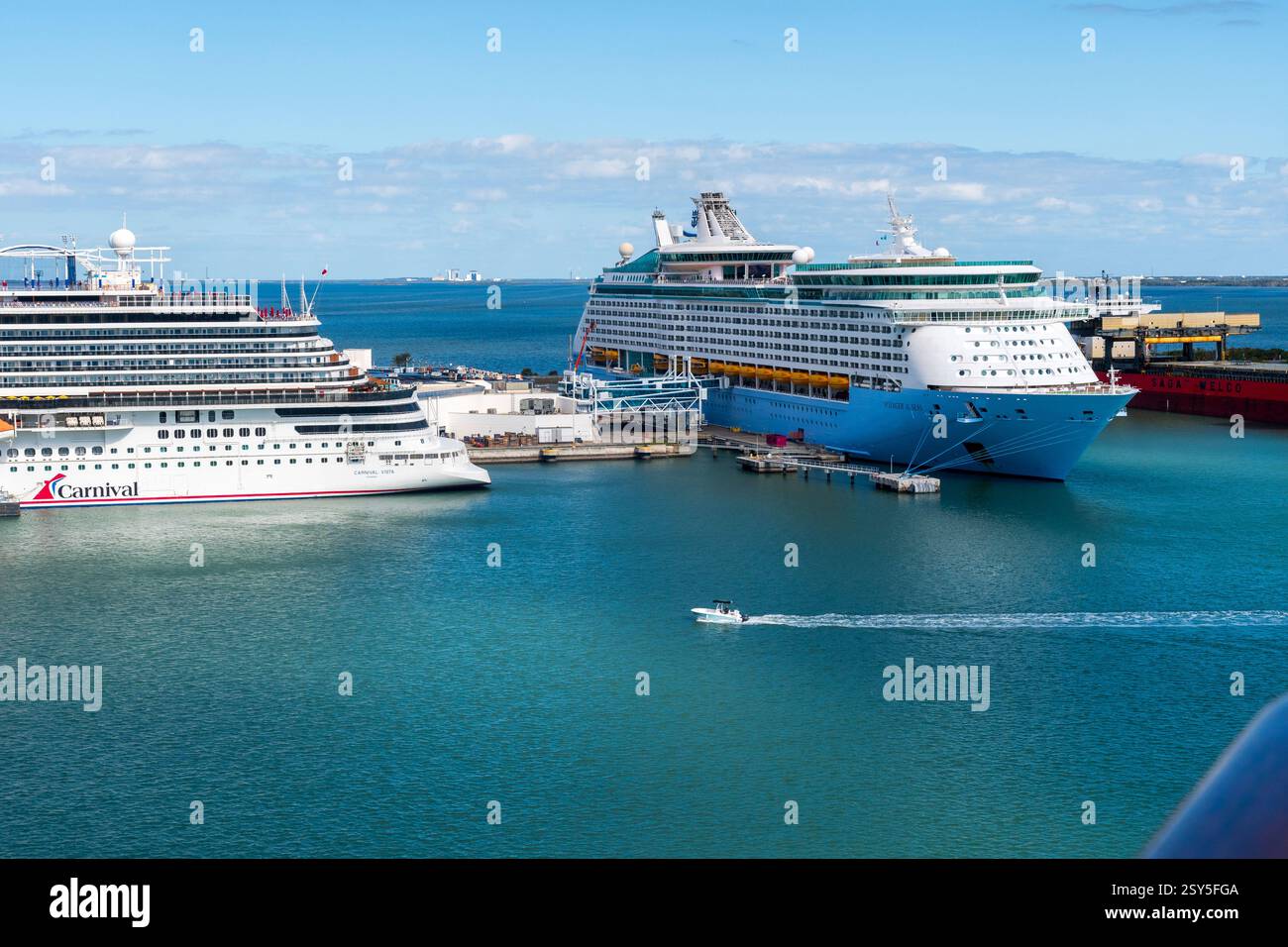 Port Canaveral Cruise Terminal Orlando Florida. Voyager of the Seas ...