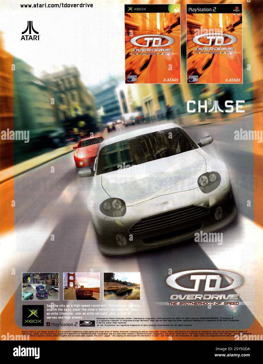 2002 Ad for TD Overdrive: The Brotherhood of Speed (in North America as ...