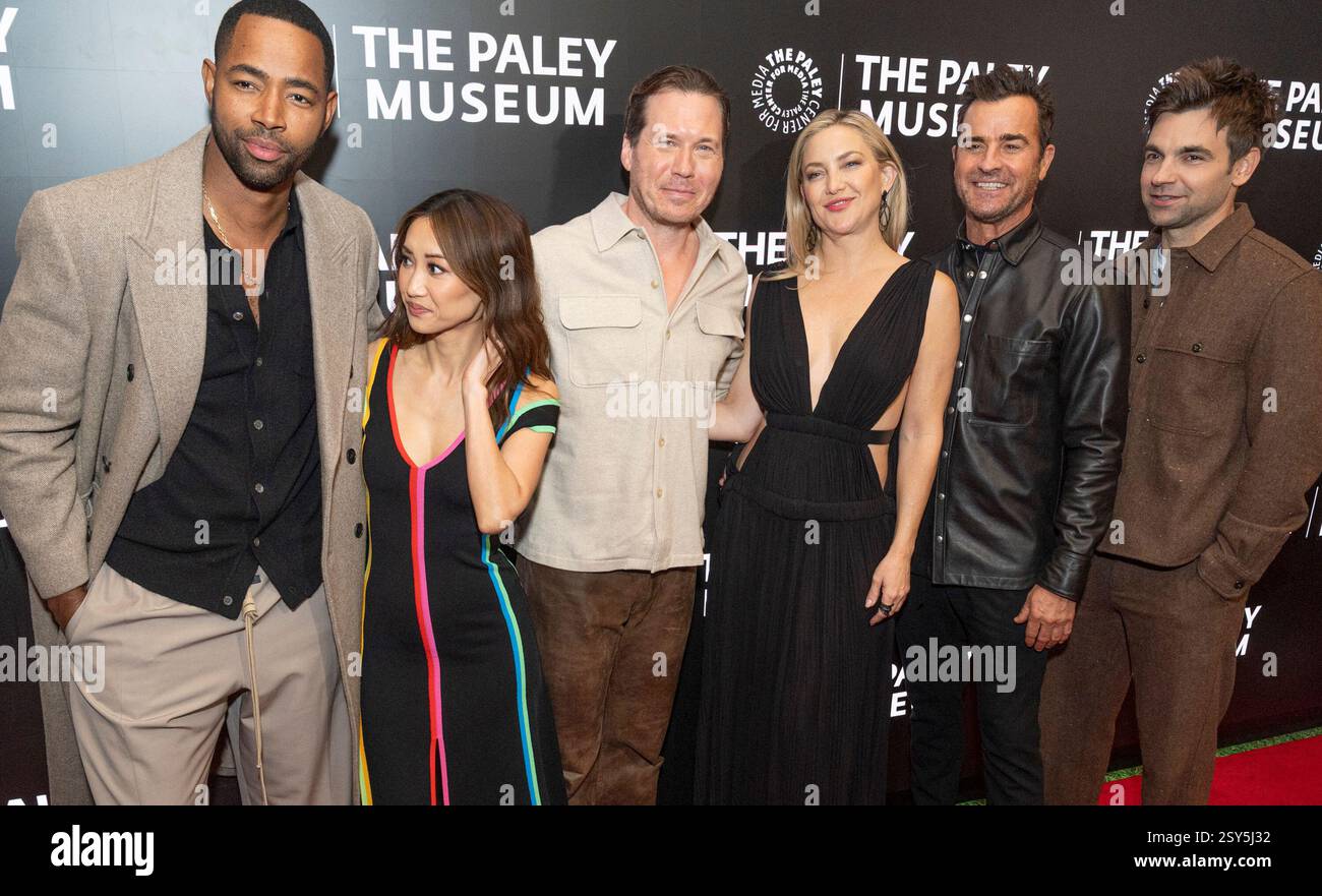 New York, United States. 26th Feb, 2025. Jay Ellis, Brenda Song, Scott ...