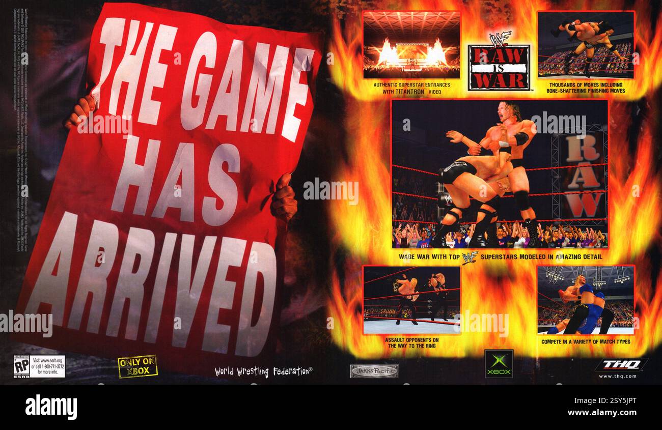 Wwf raw hi-res stock photography and images - Alamy