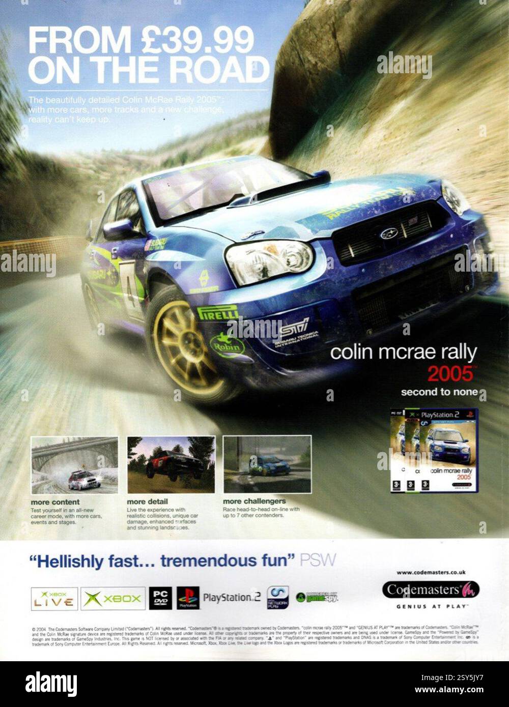 2004 Colin McRae Rally 2005 - a realistic rally simulation video game ...
