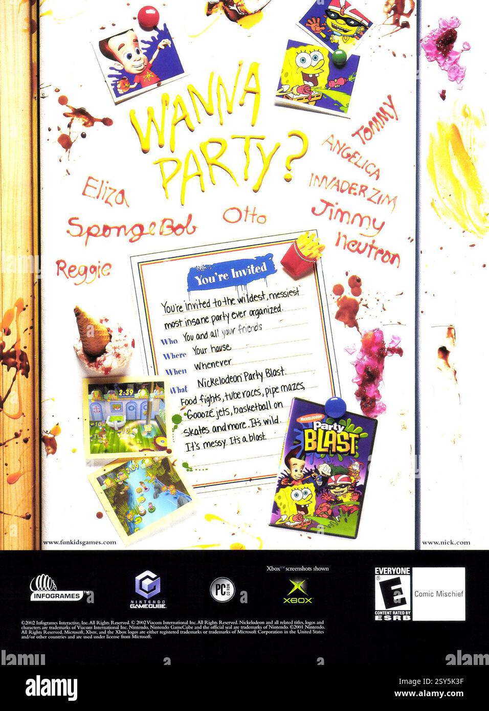 Nickelodeon party blast hi-res stock photography and images - Alamy