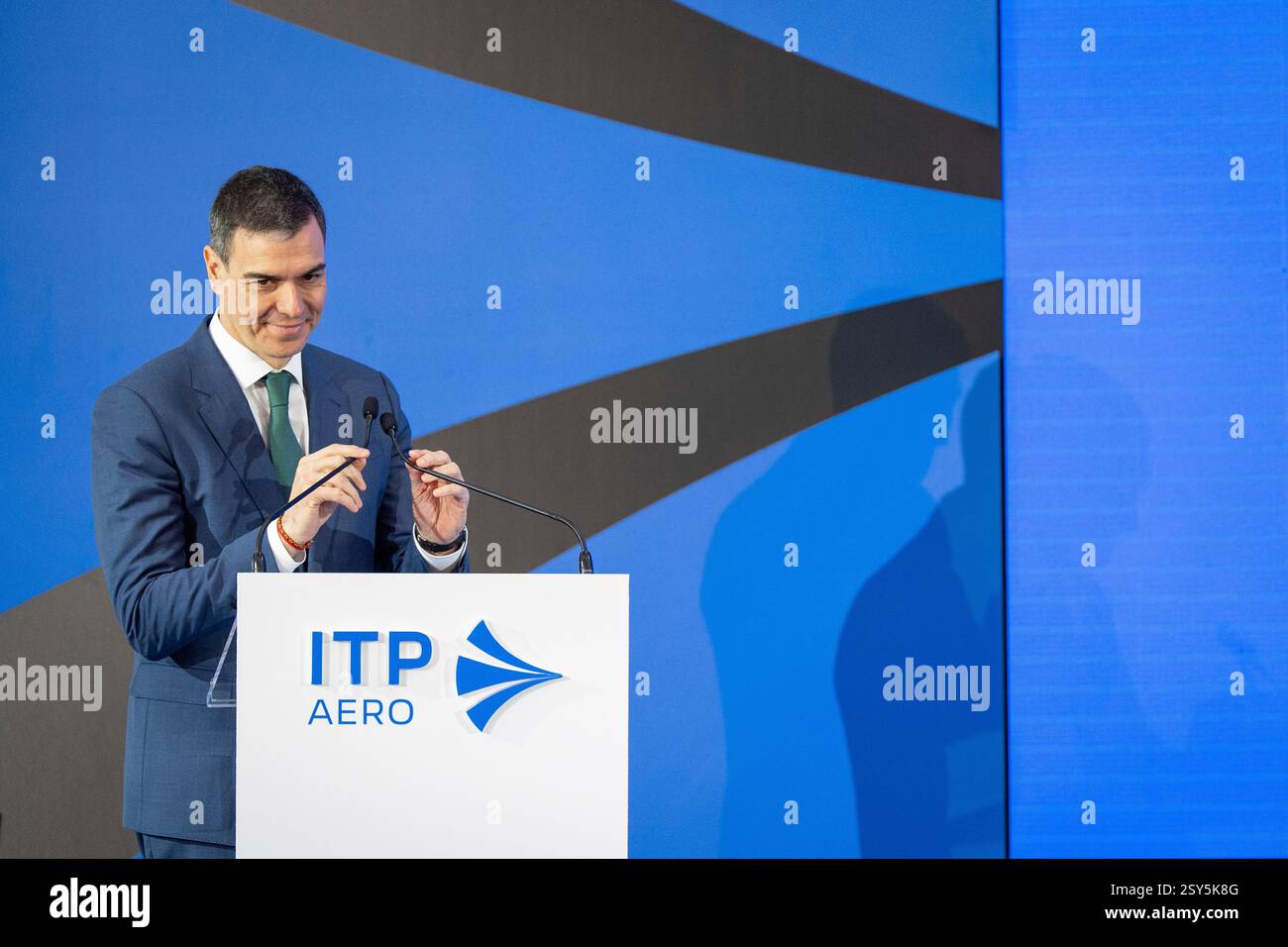 The President of the Government, Pedro Sánchez, speaks during the ...
