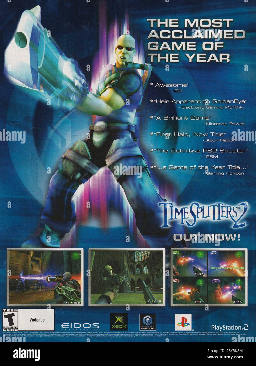 2002 TimeSplitters 2 a first-person shooter video game by Free Radical ...