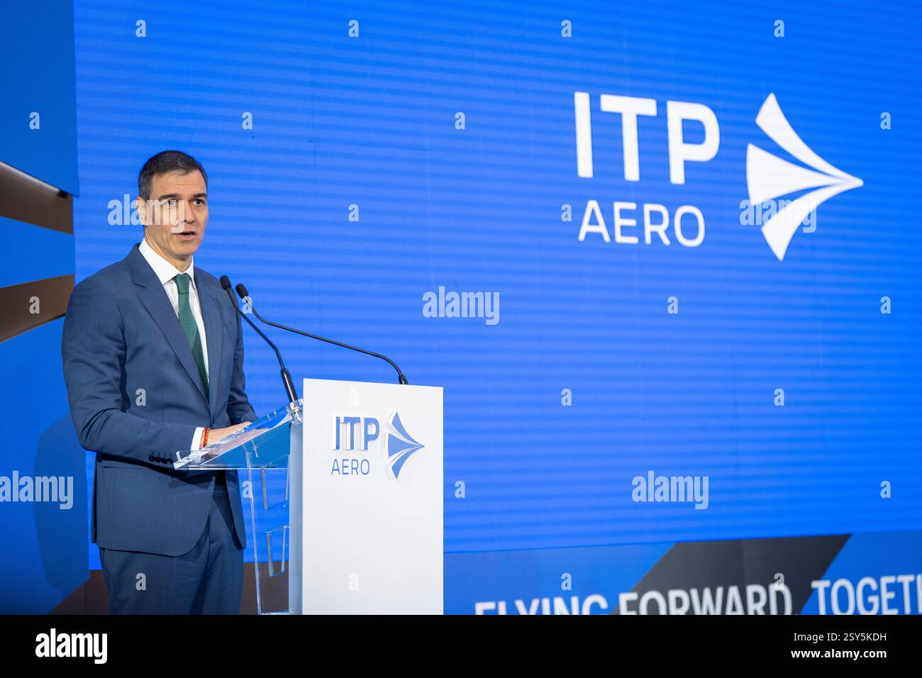 The President of the Government, Pedro Sánchez, speaks during the ...