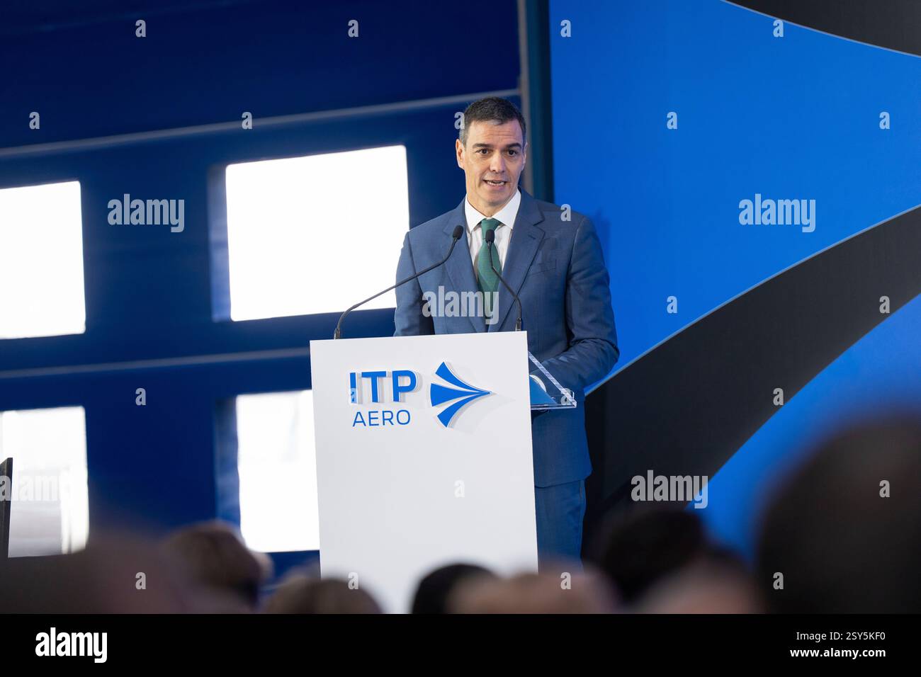 The President of the Government, Pedro Sánchez, speaks during the ...