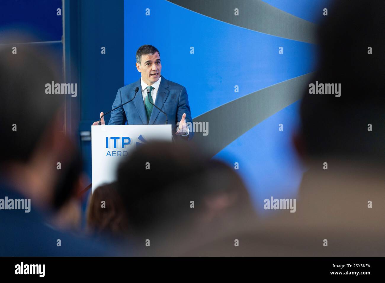 The President of the Government, Pedro Sánchez, speaks during the ...