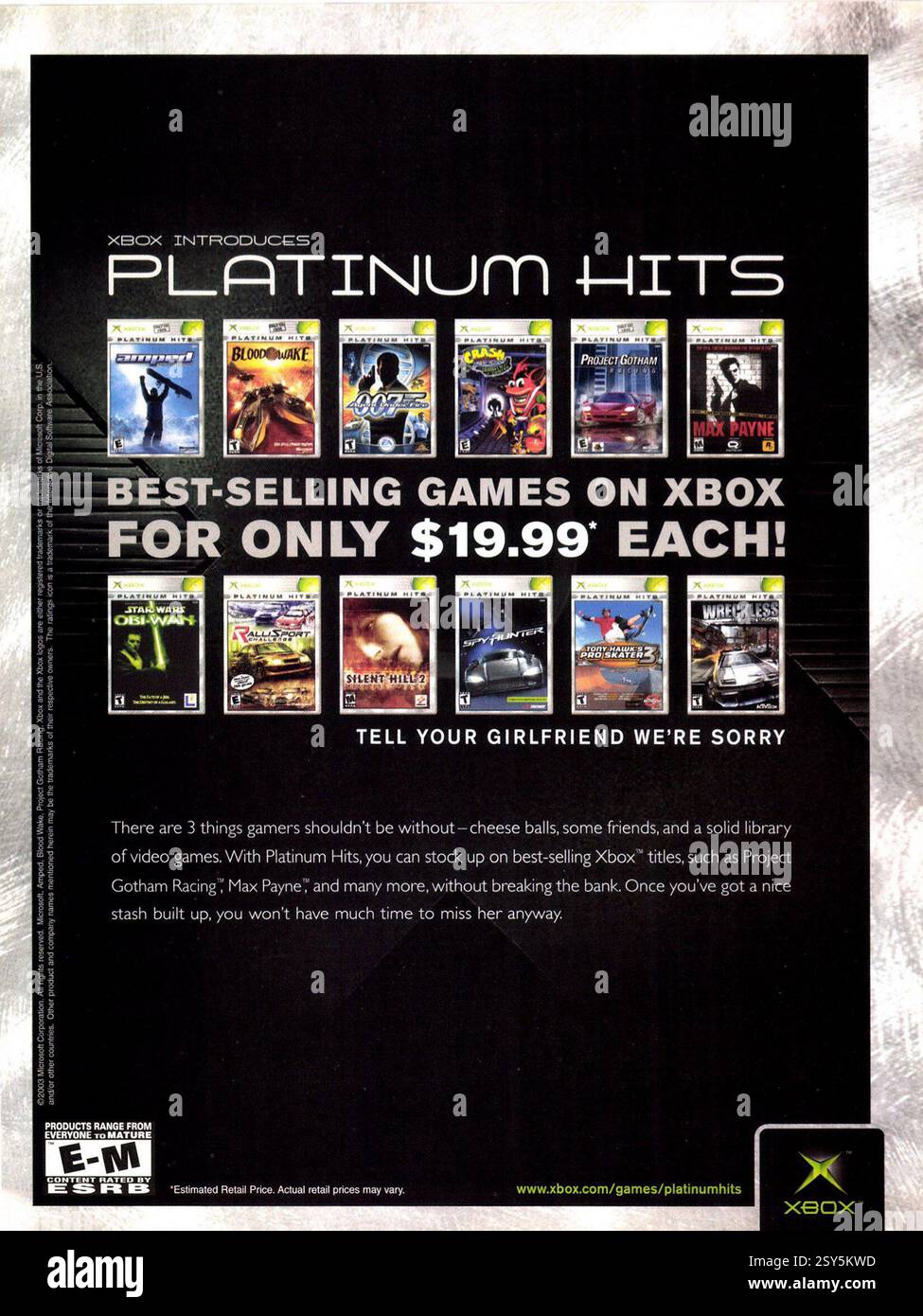 Advertisement print 2003 hi-res stock photography and images - Alamy