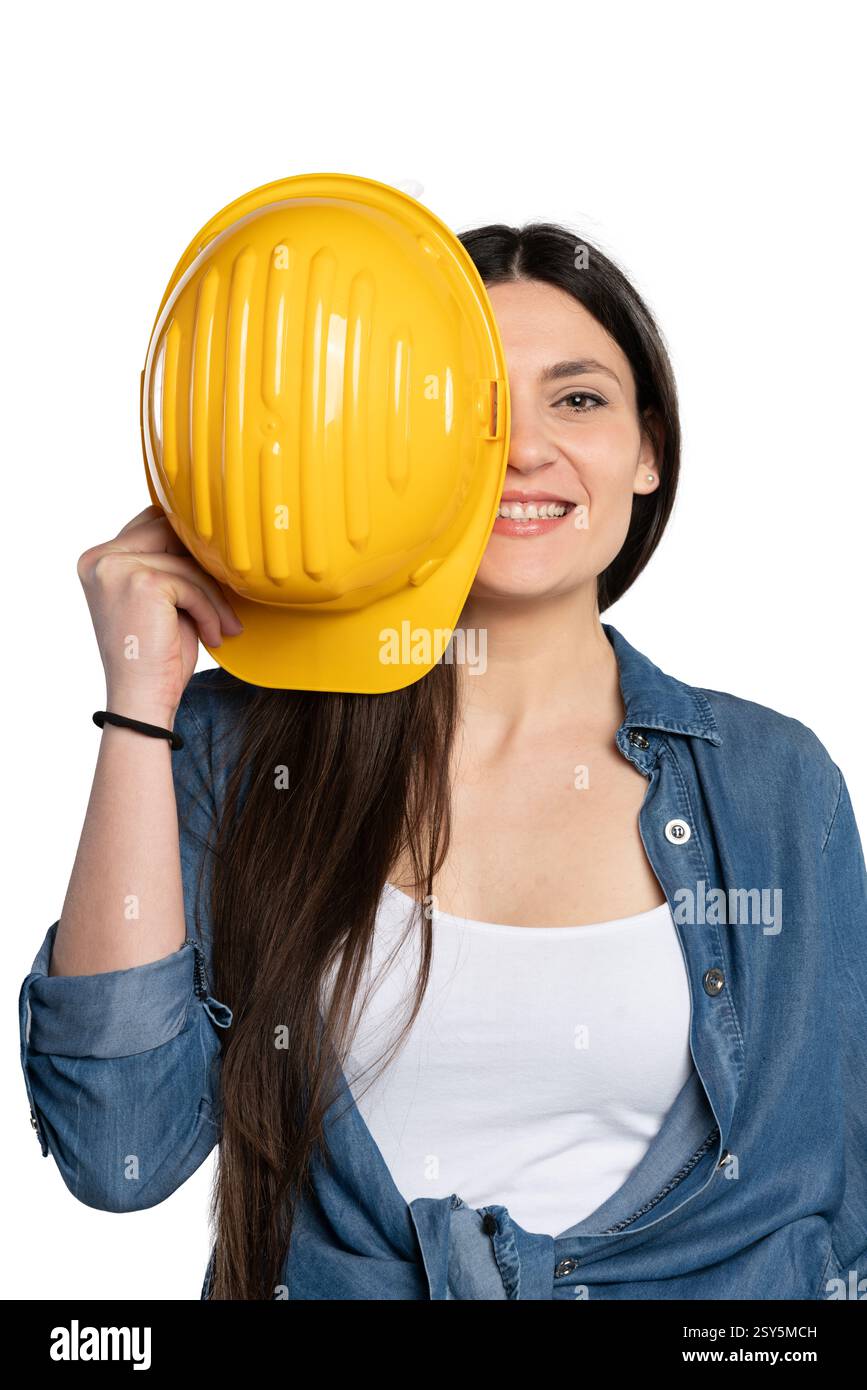 Construction worker wears shirt hi-res stock photography and images - Alamy
