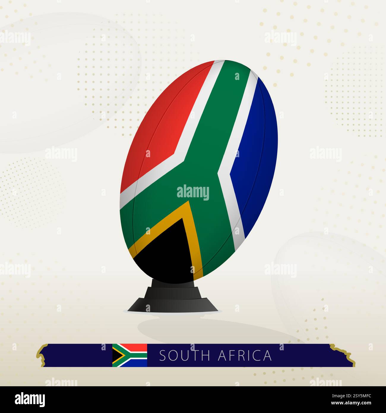 National rugby team symbol of south africa Stock Vector Images - Alamy