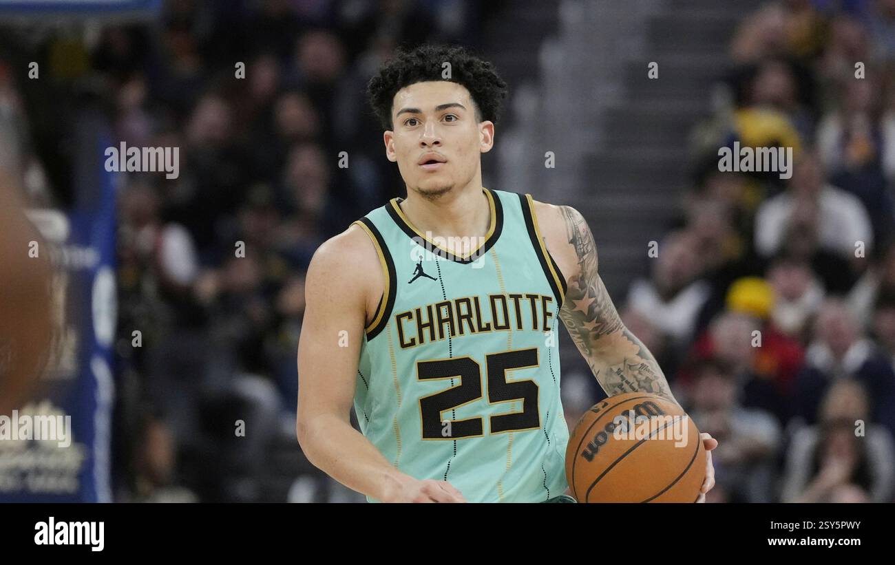 Charlotte Hornets guard KJ Simpson during an NBA basketball game ...