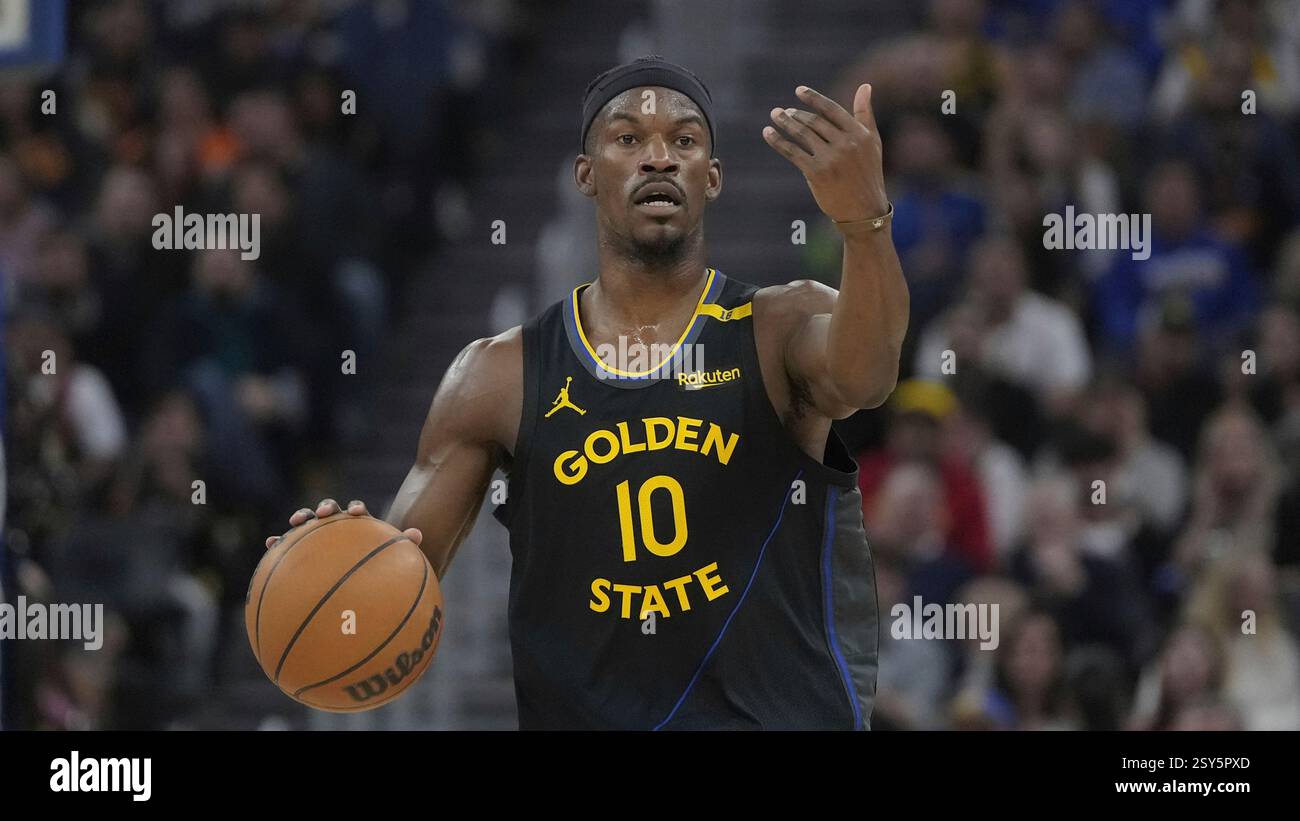 Golden State Warriors forward Jimmy Butler III during an NBA basketball ...