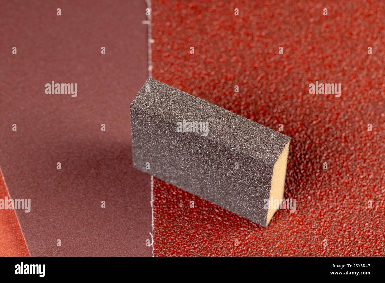 Sandpaper metal wood processing hi-res stock photography and images - Alamy